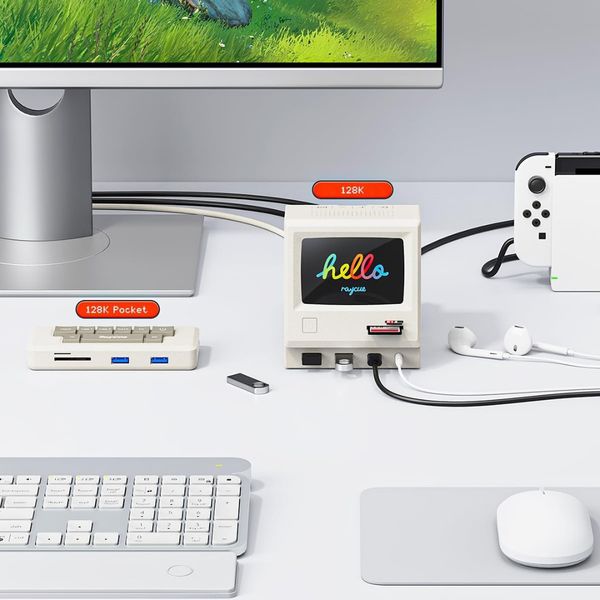 RayCue 128K: Docking Station Retro 13 Cổng Kết Nối và Loa Bluetooth ...