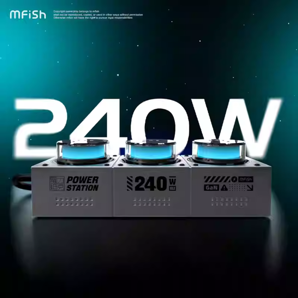 Ổ Điện Power Station MFish 240W – Sạc Nhanh, Thiết Kế Futuristic – Vài ...