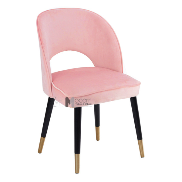 Bộ bàn ăn 6 ghế chân vàng MOON-14E_LARA 2C-F - Banghehiendai.com