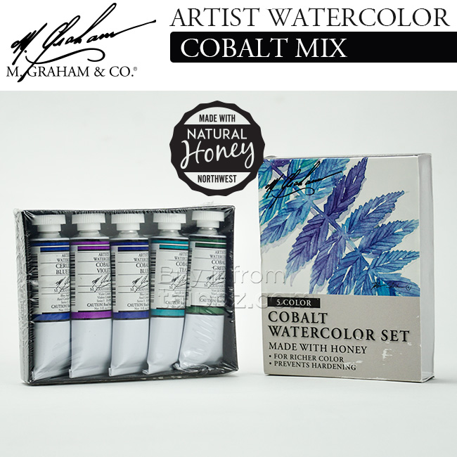 Màu nước M.Graham, Bộ Cobalt mix – Taipoz