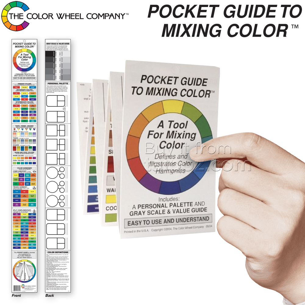 Bảng hướng dẫn pha màu kiểu bỏ túi Color Wheel – Taipoz