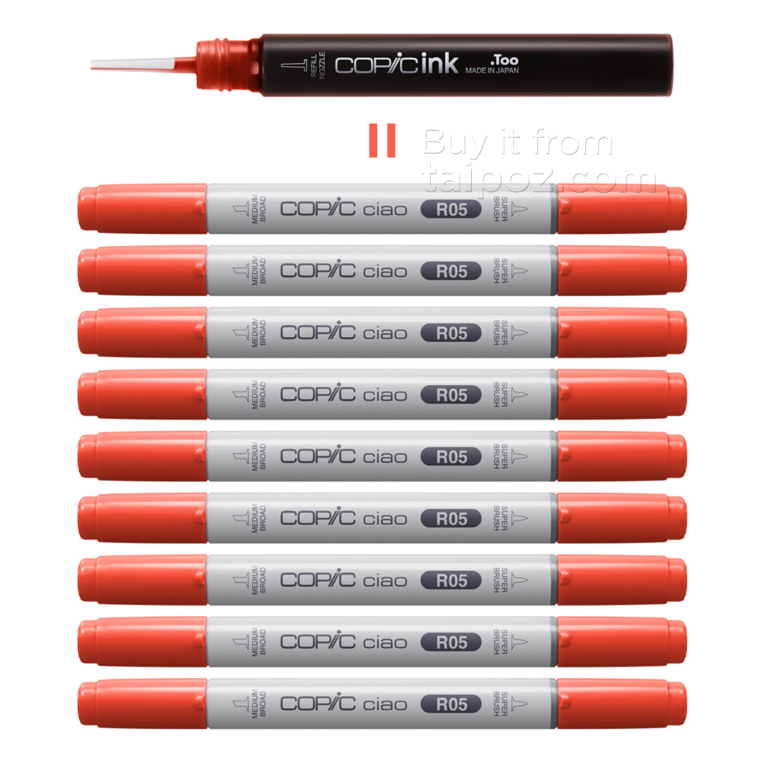 Bộ bút marker Copic Ciao, bộ 36 màu – Taipoz