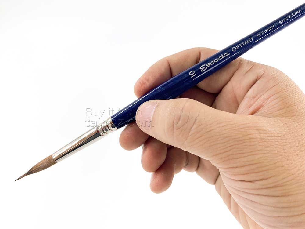 Cọ tròn vẽ màu nước có đầu tỉa Escoda Optimo 1310 – Taipoz