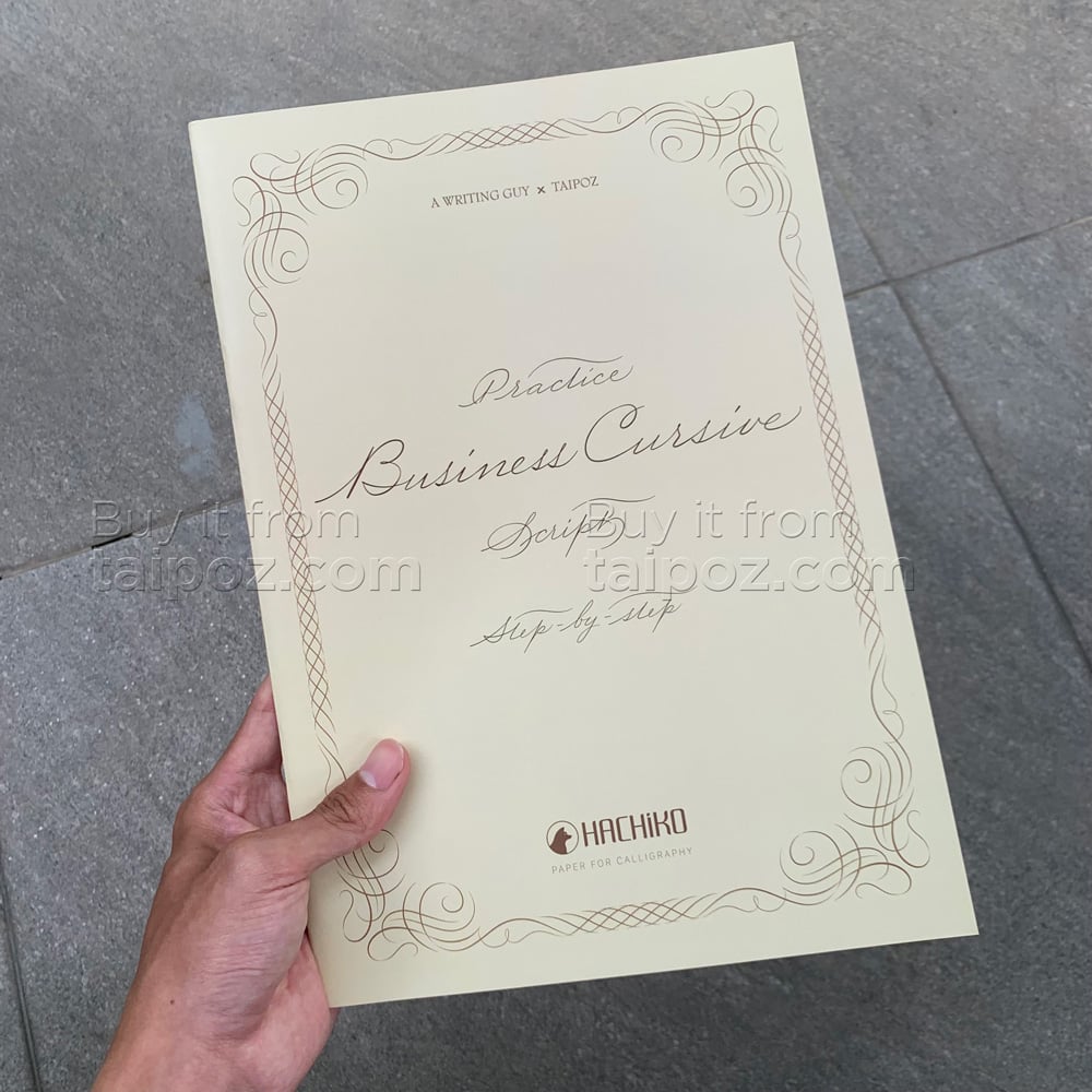 Sổ tự luyện viết chữ Business Cursive Hachiko – Taipoz