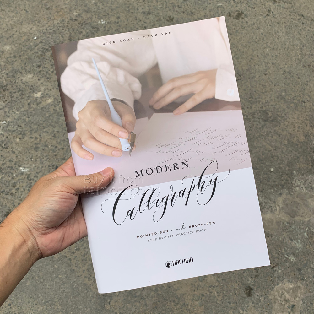 Bộ sổ luyện viết chữ Modern Calligraphy Step-by-step – Taipoz