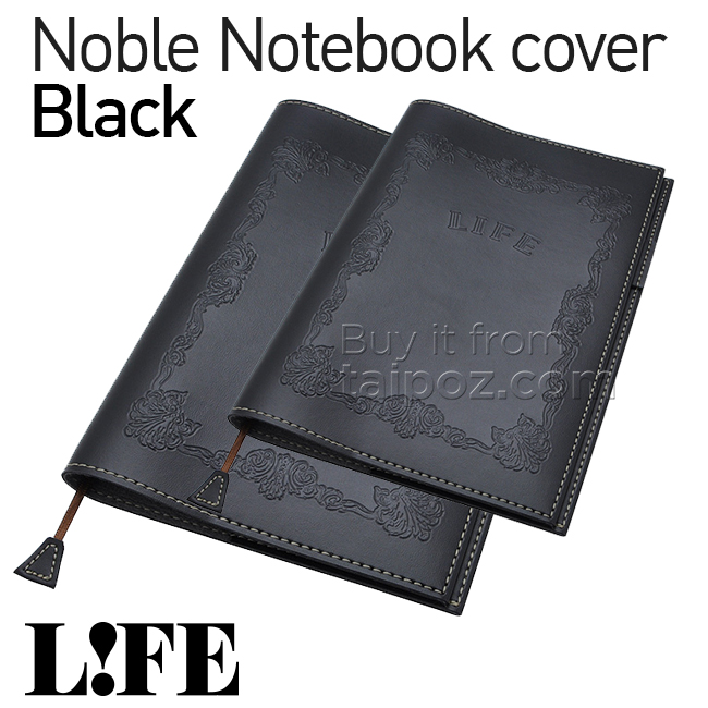 Bìa da Life Noble Note, Black – Taipoz