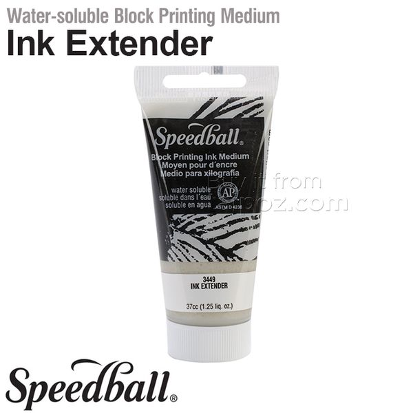 Nền không màu Speedball Water-soluble Block Printing Ink, Extender – Taipoz