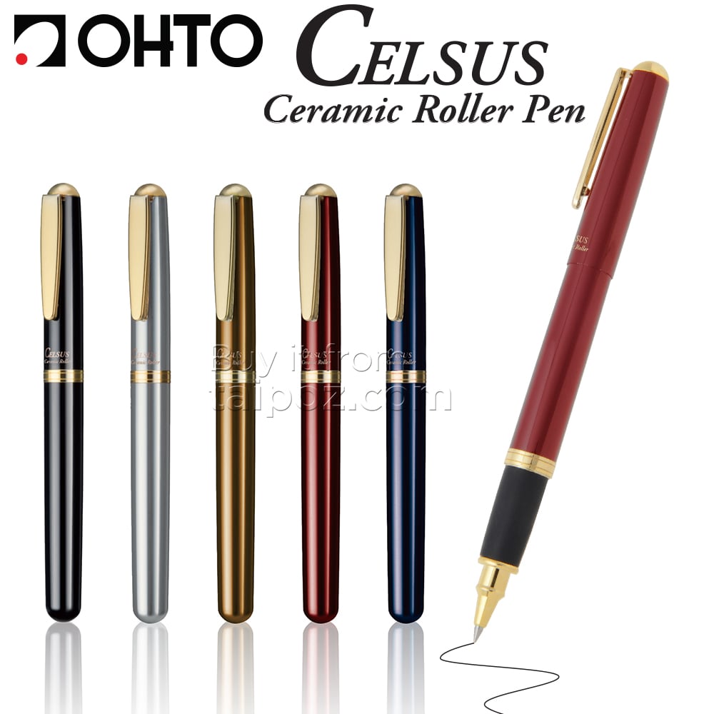 Bút bi ngòi gốm Ohto Celcius Ceramic Roller Pen – Taipoz