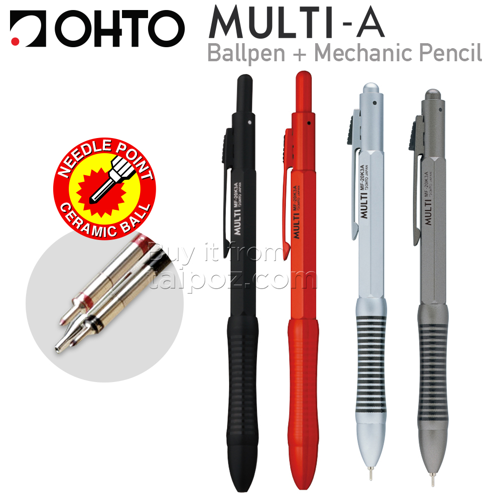 Bút bấm đa năng Ohto Multi-A 2+1 – Taipoz