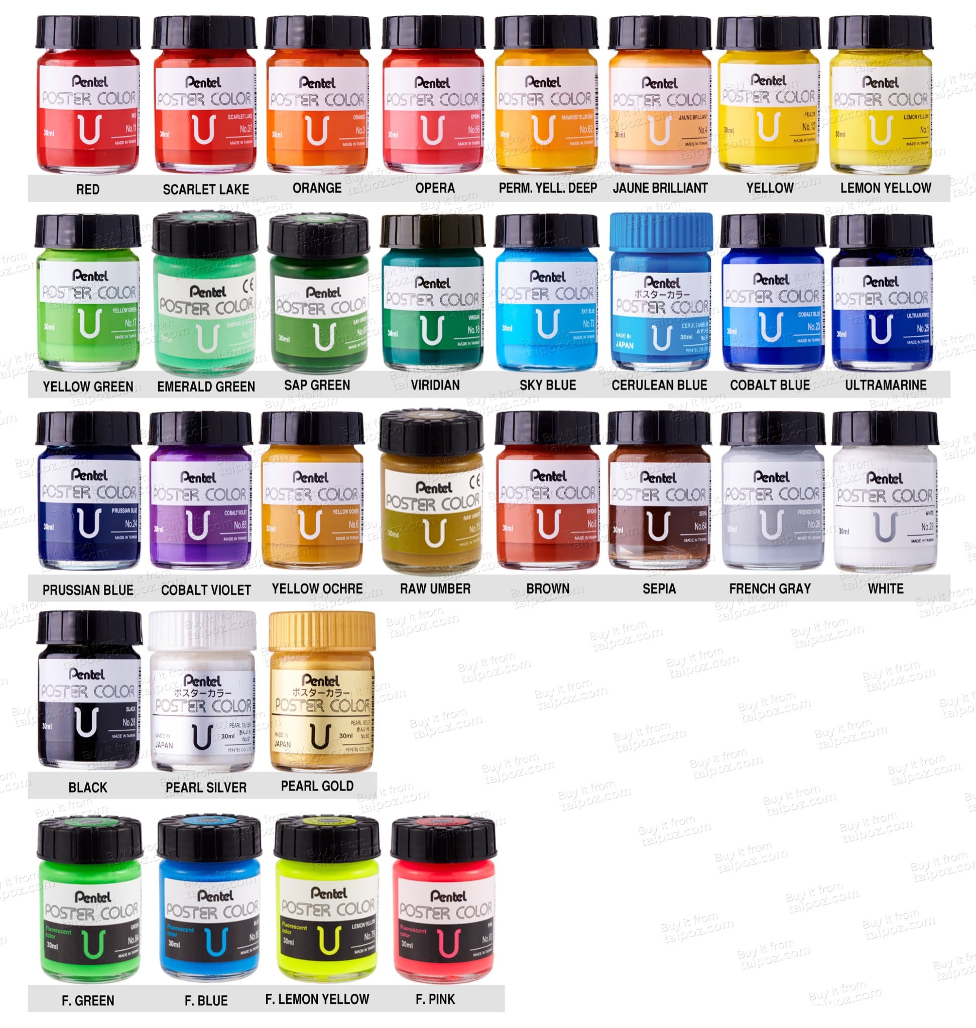 Màu Poster Pentel – Taipoz