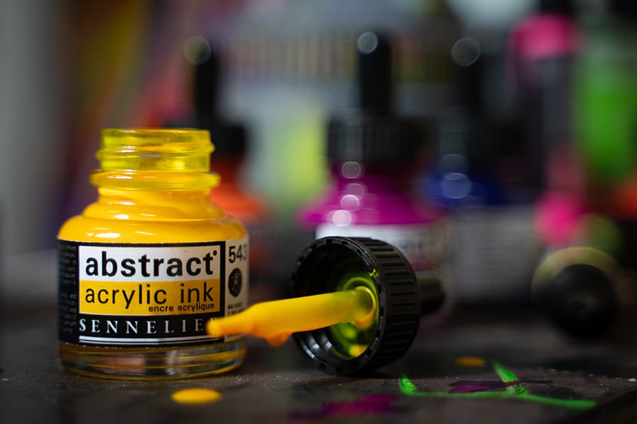 Mực lỏng Sennelier Abstract acrylic ink – Taipoz