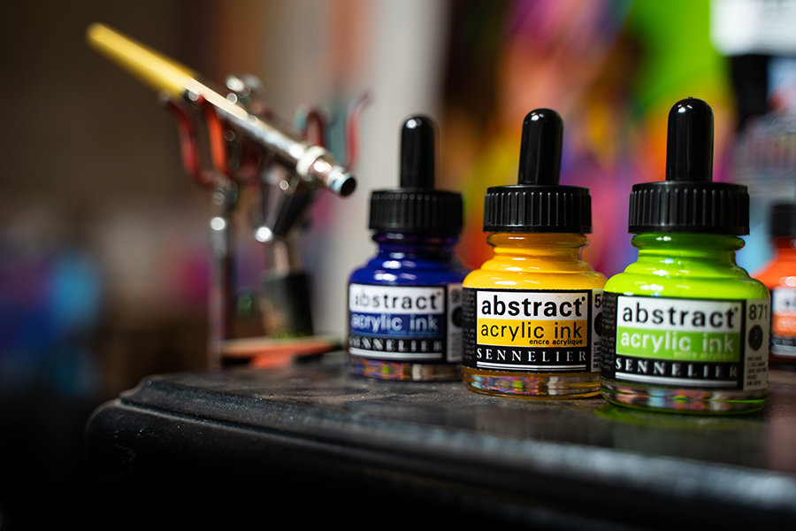 Mực lỏng Sennelier Abstract acrylic ink – Taipoz