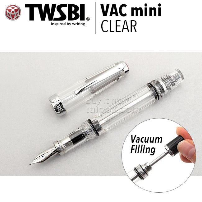 Bút máy TWSBI Vac Mini - Clear – Taipoz