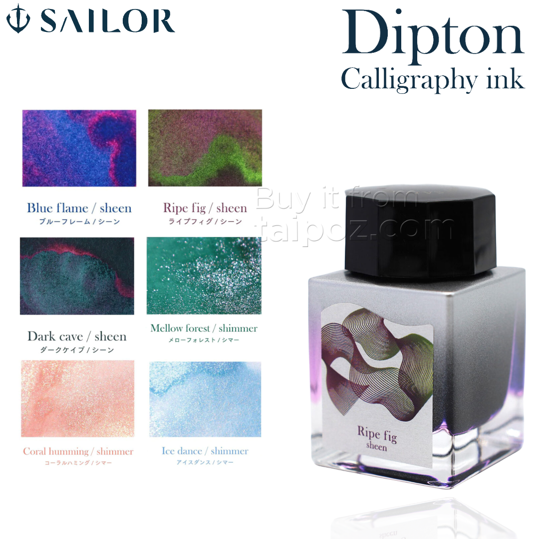 Mực viết calligraphy Sailor Dipton, Sheen & Shimmer – Taipoz