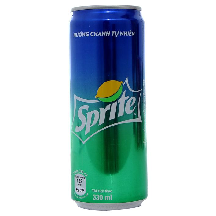 Nước Giải Khát Sprite Sleek Lon 330ml Toantot