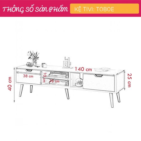 Gỗ Sồi - Kệ Tivi Cánh Kính - 1m2– NOLULU.COM