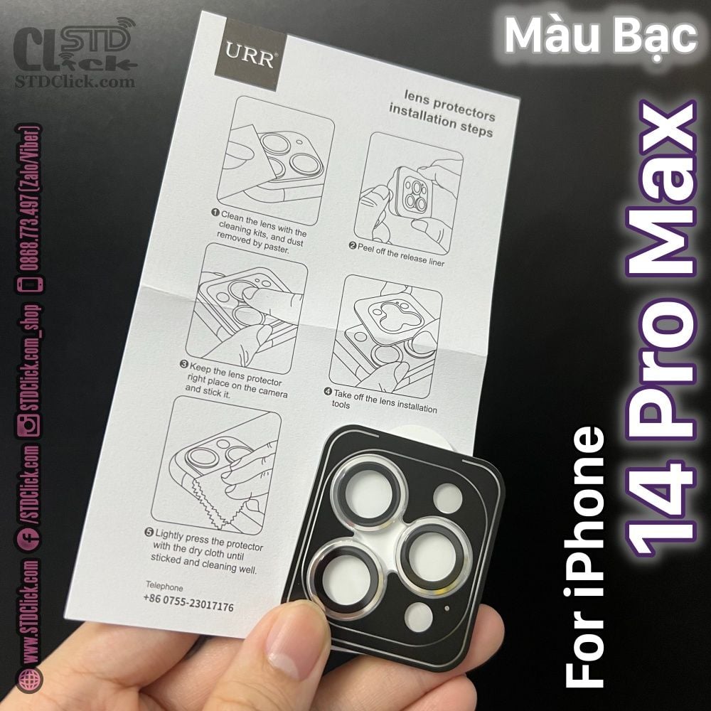 KÍNH CAMERA IPHONE 14 PRO MAX - 14 PRO - 14 PLUS - 14 MINI URR AUTOBOT ...