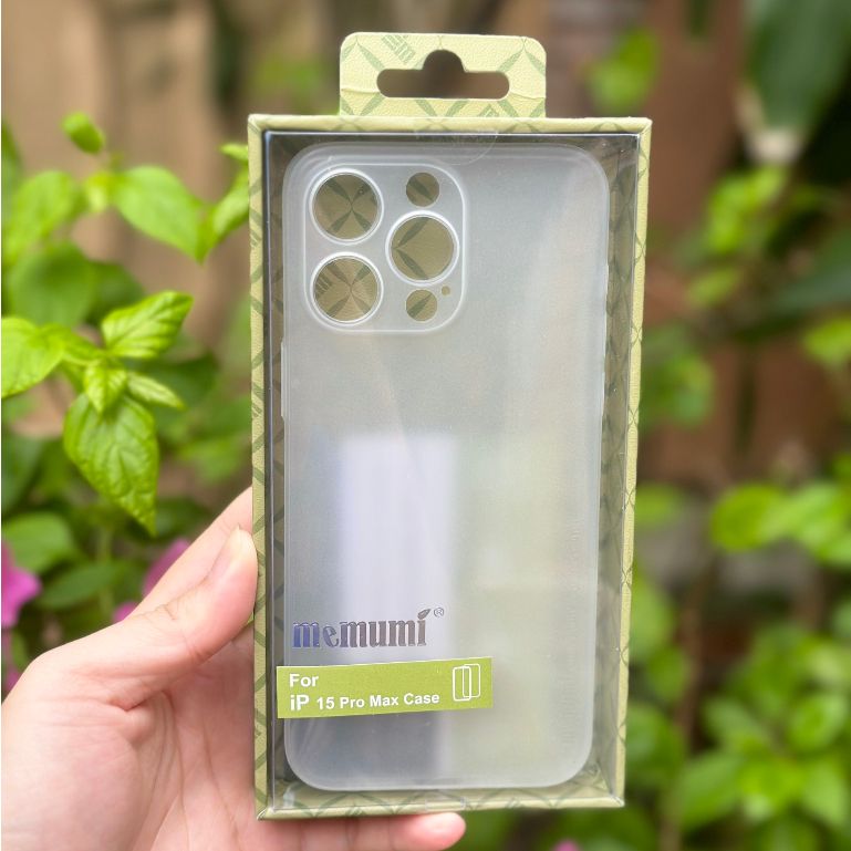 ỐP LƯNG IPHONE 15 PRO MAX - 15 PRO MEMUMI MỎNG LỤA CHÍNH HÃNG – Hệ ...