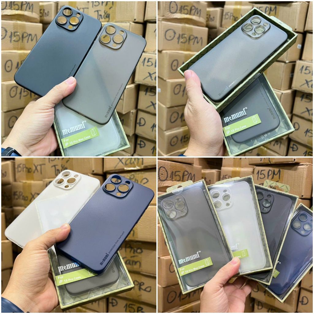 ỐP LƯNG IPHONE 15 PRO MAX - 15 PRO MEMUMI MỎNG LỤA CHÍNH HÃNG – Hệ ...
