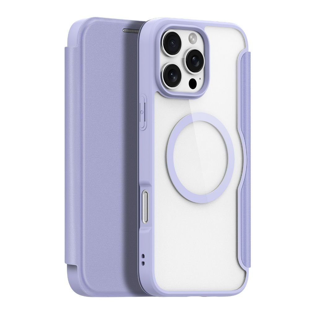 BAO DA iPhone 16 Pro Max - 16 Pro DUX DUCIS SKIN X PRO - hổ trợ sạc kh ...