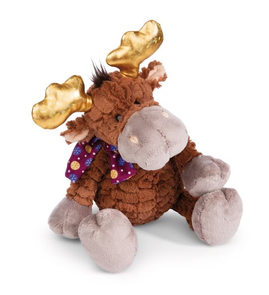 Thú nhồi bông 50cm-nai sừng tấm moose Thure Winter GREEN-Nici Germany ...