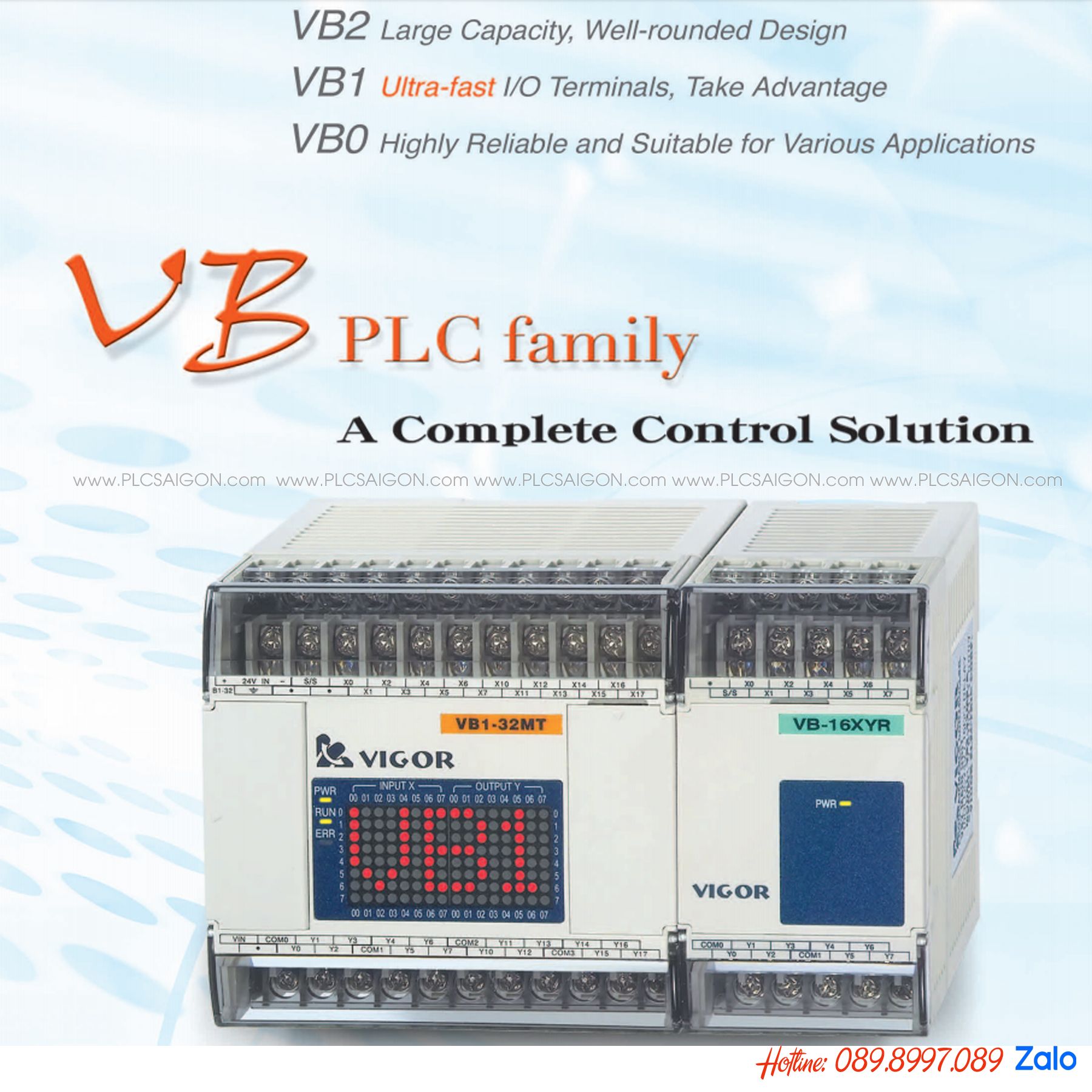 Bộ lập trình PLC Vigor | PLC Vigor VB0-32MR-A | Vigor-VB0-28MR – PLCSAIGON