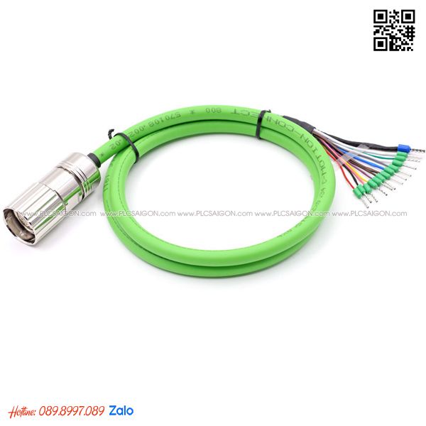 Cáp M23 12 chân | M23 12pin female | M12 connector | Cáp encoder M23 ...