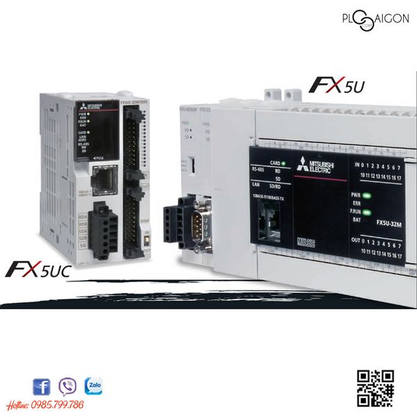 FX5U-64MT/ES | Bộ lập trình FX5U| PLC Mitsubishi FX5U-64MT/ES | FX5U – PLCSAIGON