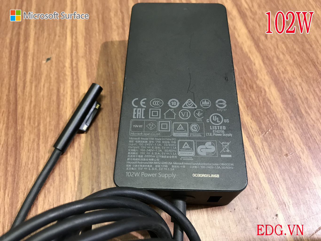 Sạc Surface 15v 6.33a 102w – EDG.VN