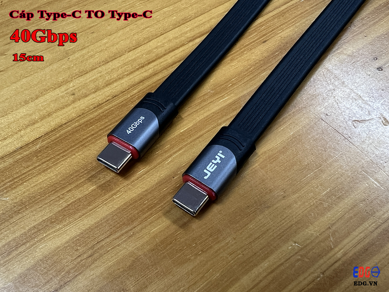 Cáp TYPE-C To Type-C 40Gbps – EDG.VN