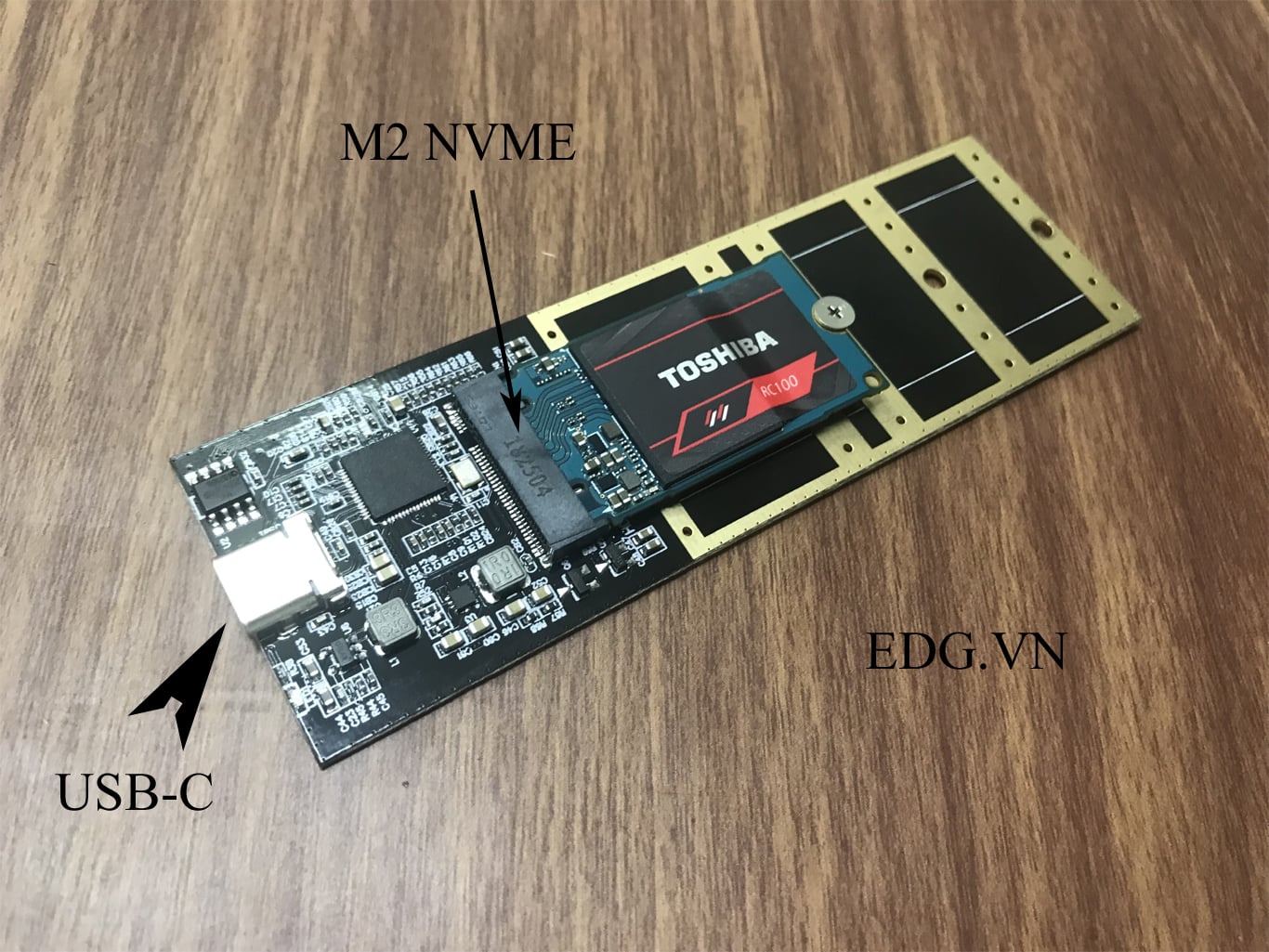 BOX chuyển SSD M2 PCI NVME To USB-C – EDG.VN