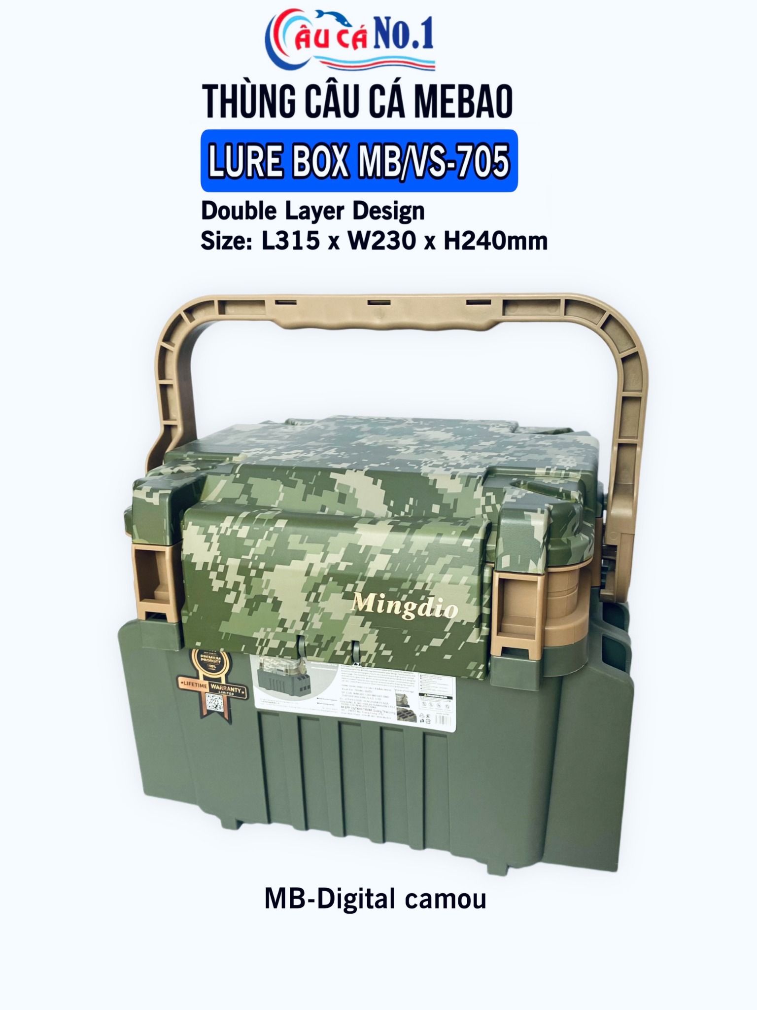 Thùng Câu MEBAO VS/MB-705 – Cửa hàng câu cá An Sương