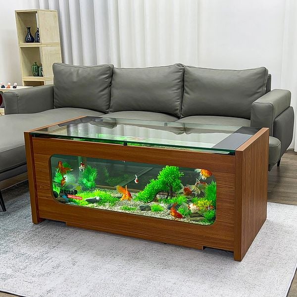 BÀN TRÀ BỂ CÁ AQUAP CAO CẤP VIP1 MÀU CÁNH GIÁN: ĐIỂM NHẤN KHÁC BIỆT ...