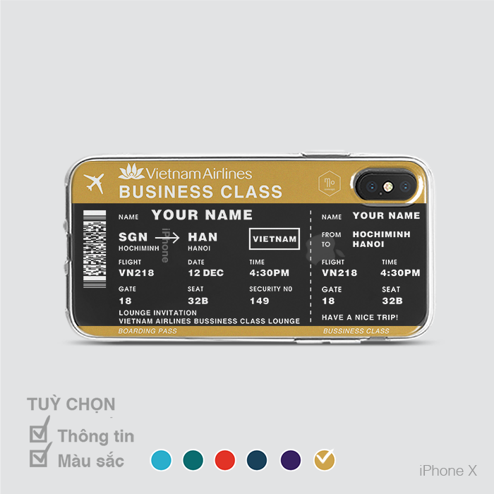 COLORFUL BOARDING PASS - VIETNAM AIRLINES – Mono Concept