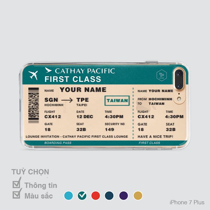 COLORFUL BOARDING PASS - CATHAY PACIFIC – Mono Concept