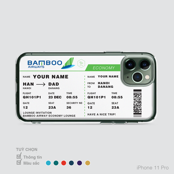 COLORFUL BOARDING PASS - BAMBOO AIRWAYS – Mono Concept