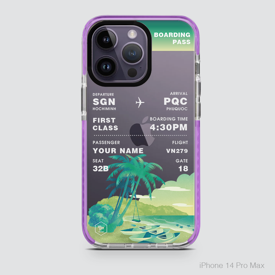 COLORFUL BOARDING PASS - PHÚ QUỐC – Mono Concept