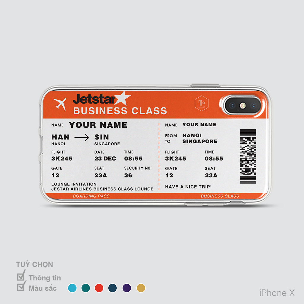 COLORFUL BOARDING PASS - JETSTAR AIRLINES – Mono Concept