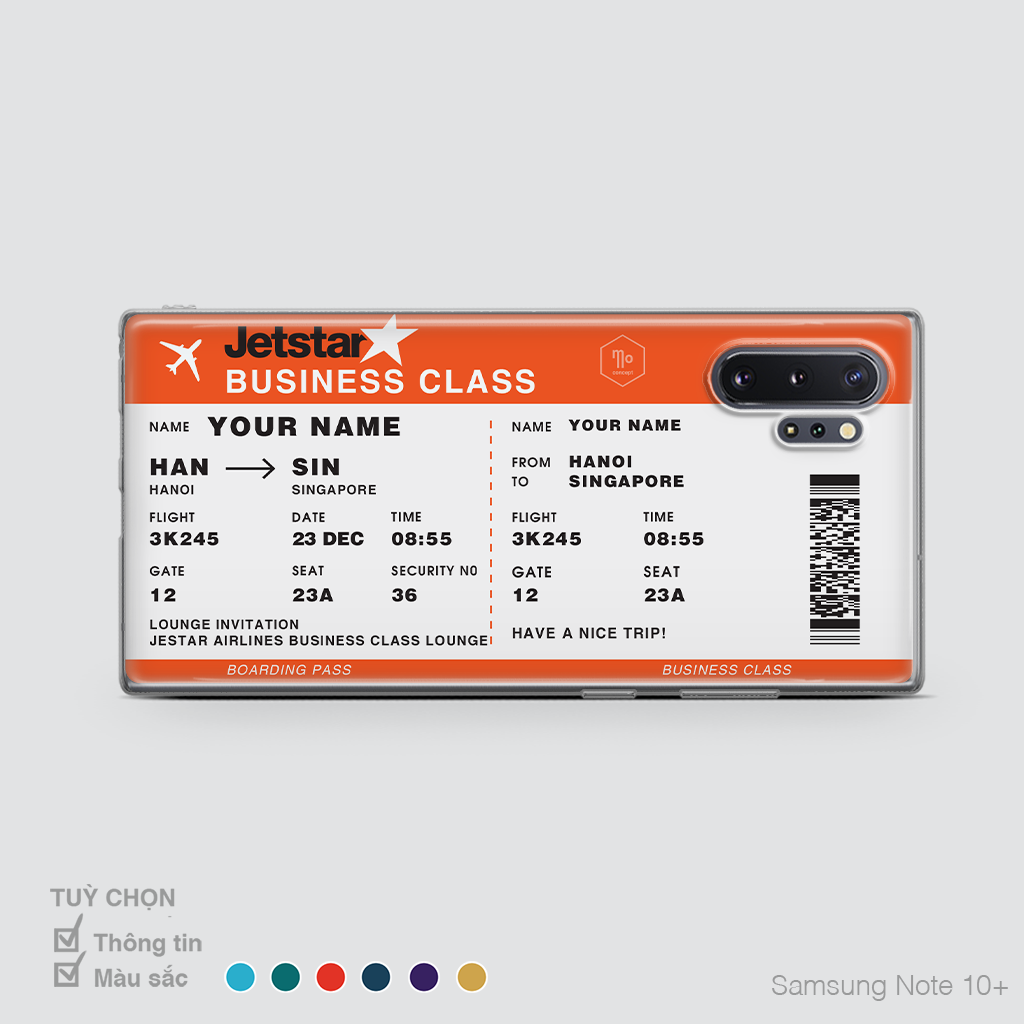 COLORFUL BOARDING PASS - JETSTAR AIRLINES – Mono Concept