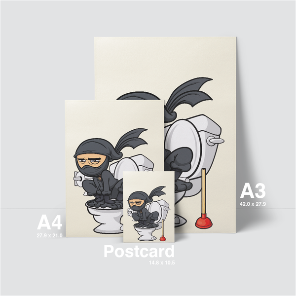 FUNNY NINJA - TOILET – Mono Concept