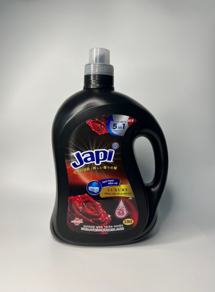 Nước giặt xả Japi Cao Cấp 3500ml Hương Hoa Thiên Nhiên - Luxury | JAPI
