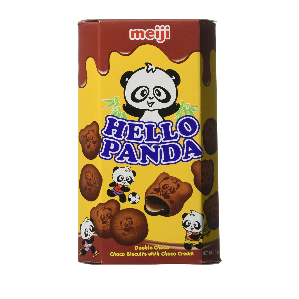 Bánh Gấu Nhân Kem Meiji Hello Panda 50g SeeThai