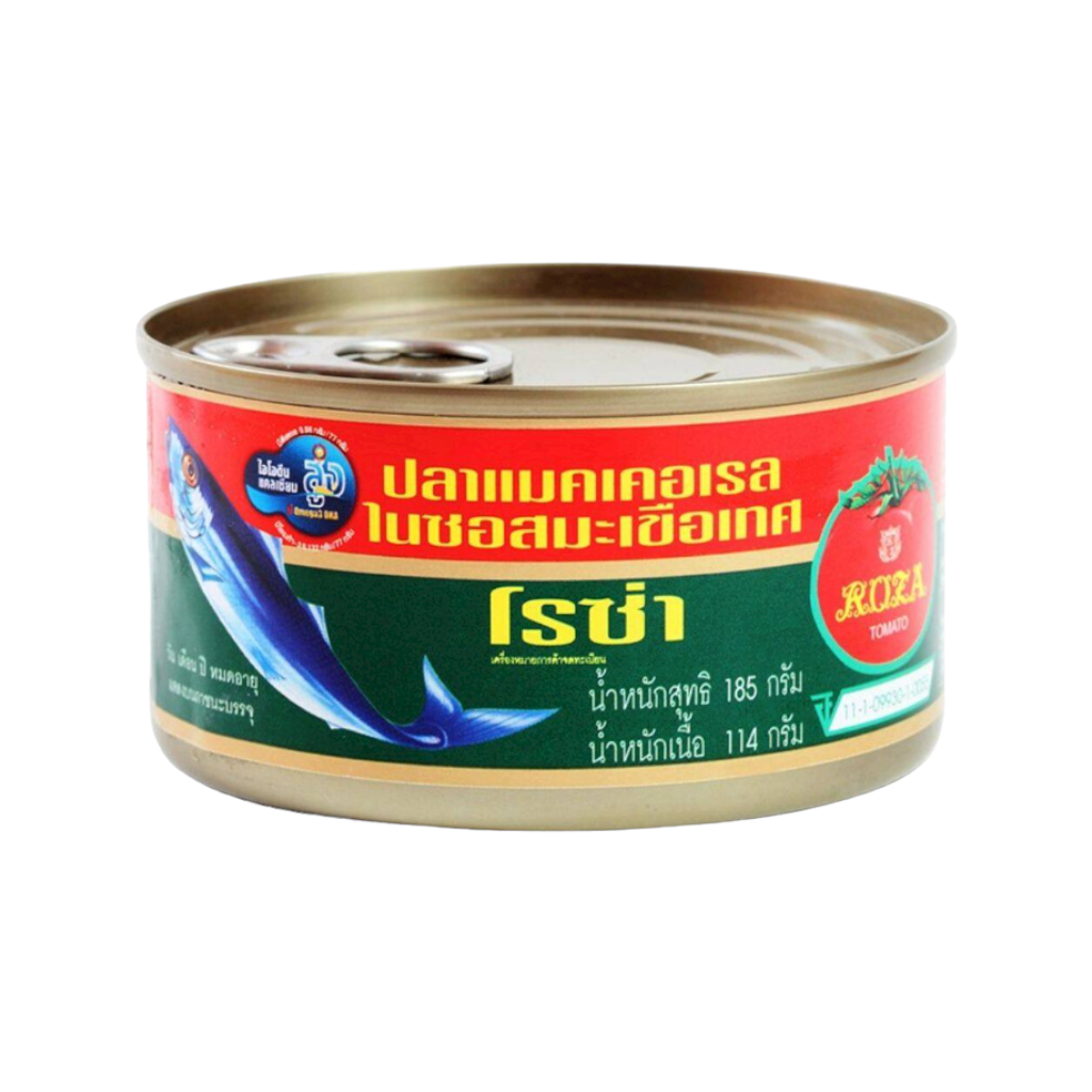 Cá Thu Sốt Cà Đóng Hộp Roza Thái Lan 185g SeeThai