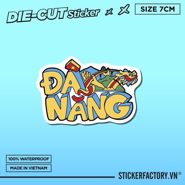 ĐÀ NẴNG - Sticker Die-cut hình dán cắt rời – Sticker Factory