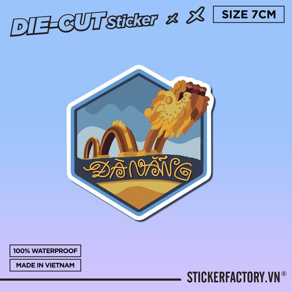 ĐÀ NẴNG CẦU RỒNG - Sticker Die-cut hình dán cắt rời – Sticker Factory