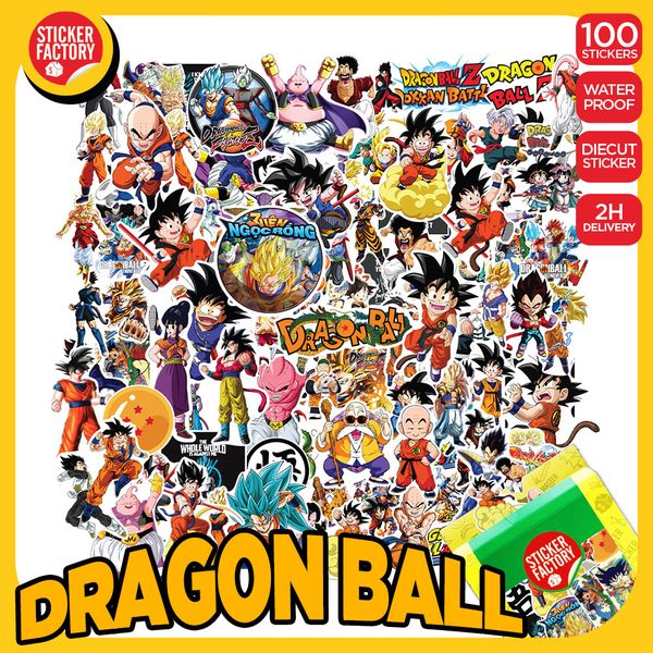 DRAGON BALL - Set 100 sticker hình dán – Sticker Factory