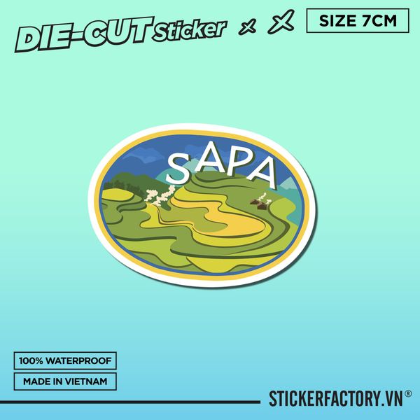 SAPA - Sticker Die-cut hình dán cắt rời – Sticker Factory