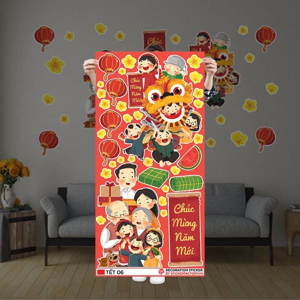 TẾT 06 - Decoration Sticker – Sticker Factory