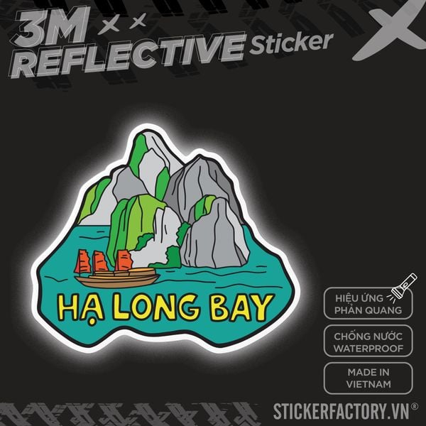 VINH HA LONG 3M - Reflective Sticker Die-cut – Sticker Factory