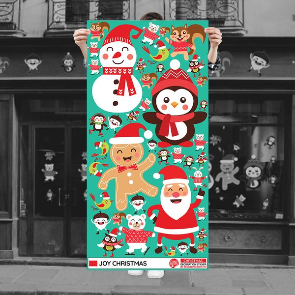 JOY CHRISTMAS - Noel Decoration Sticker – Sticker Factory